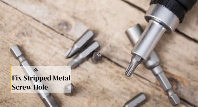 How to Fix Stripped Metal Screw Hole - ToppersBlogs: Ascend to the ...